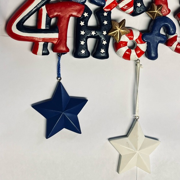 Holiday | 4th Of July Patriotic Red White Blue Wall Plaque | Poshmark